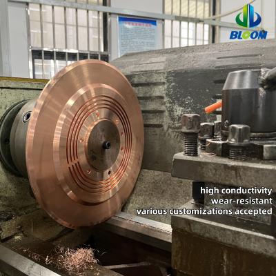 China Customized CuCrZr Alloy Seam Welding Wheel 100-300mm Diameter 5-30mm Thickness for Seam Roll Welding for sale