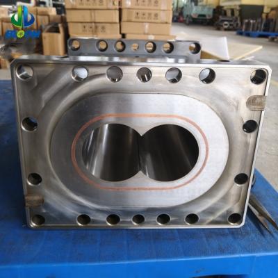 China Nickel Alloy Twin Screw Extruder Barrel 65mm for PEEK Plastic Extrusion for sale