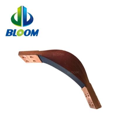 China Customizable Flexible Laminated Copper Shunt with Galvanized Surface for Resistance Welding for sale