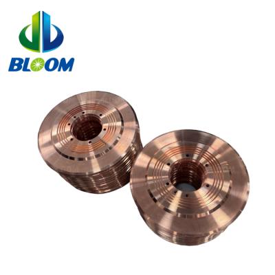 China Finished Machined CuCrZr Weld Wheel 150mm for Seam Welding Electrode for sale