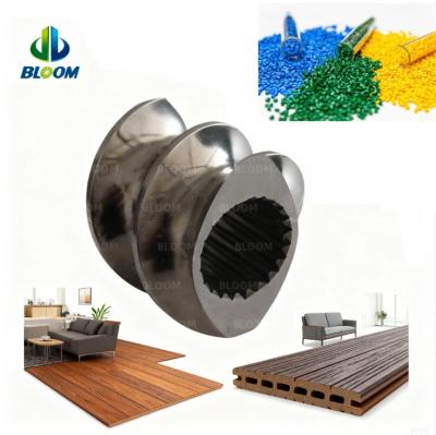 China ZSK Series W6Mo5Cr4V2 Twin Screw Elements 20-200mm for Co-rotating Extruders for sale