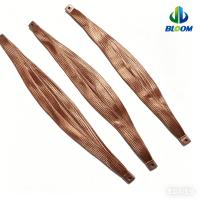 China High Purity Copper Braided Flexible Connector 1.5-6000mm² Custom Surface Treatment for Vibration Resistance for sale