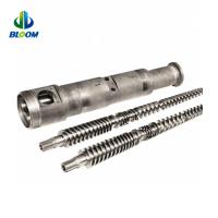 China Wear Resistant Conical Twin Screw and Barrel for PVC WPC TPE TPU with Long Life Time and Corrosion Resistance for sale