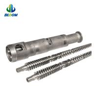 China Wear Resistant Conical Twin Screw and Barrel for PVC WPC TPE TPU with Long Life Time and Corrosion Resistance for sale