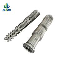 China Wear Resistant Conical Twin Screw and Barrel for PVC WPC TPE TPU with Long Life Time and Corrosion Resistance for sale