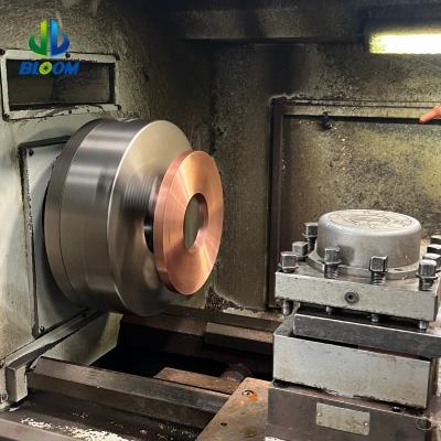 China High Conductivity Precision Component CuCrZr Seam Welding Wheel Blank for Resistance Welding for sale