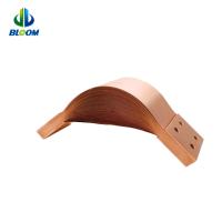 China High-current Conduction Flexible Busbar Connector with Multi-layer Laminated Copper Foil Shunt for Customizable Resistance Welding for sale