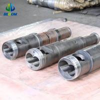 China Wear and Corrosion Resistant Conical Twin Screw and Barrel for Long Life Time in PVC WPC TPE TPU Production for sale
