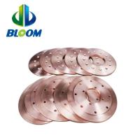 China Customized Size CuCrZr Copper Alloy Seam Welding Wheel Electrode Wheel with Polishing Surface Treatment for sale