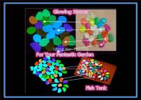 China Photoluminescent Glow Stones Pebbles 1-3mm 2-4mm for Decorative Construction for sale