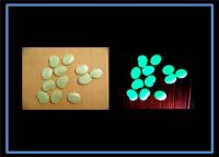 China Wholesale Glow in the Dark Pebble Stones 1-3cm for Garden Landscaping Decoration for sale
