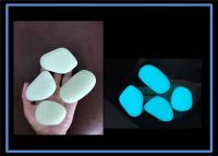 China Glow in the Dark Pebble Stones 1-3cm for Garden Decoration and Landscaping for sale