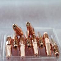China CO2 MIG Welding Torch Contact Tips - M6×28mm to M6×45mm Sizes, 0.6mm to 1.6mm Wire Compatibility for sale