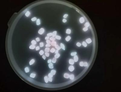 China High Brightness Pink Glow Stone White Luminous Color 1-5mm 8-12 Hours Glow Duration for sale