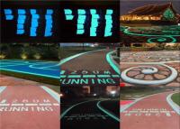 China Glow In The Dark Aggregate Gravel 1-3cm 8-12 Hours Glow Duration for Bicycle Way for sale