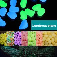 China Glow in the Dark Garden Pebbles Luminous Stone 1-3mm 2-4mm for Decoration for sale