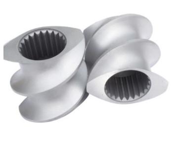 China 316L Twin Screw Element for Plastic Masterbatch Machine - Nickel Alloy HRC 52-56, Multiple Models 20-75mm for sale