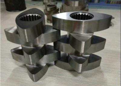 China Anti-Corrosion Twin Screw Extruder Elements with Nickel Alloy Construction, HRC 52-60 Hardness and Ra0.8 Surface Finish for sale