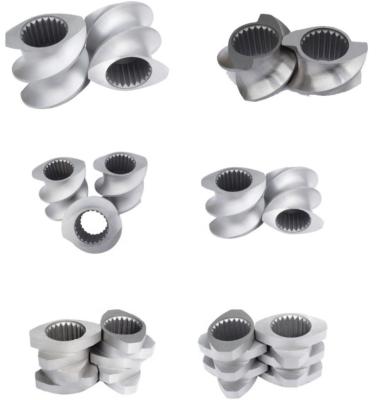 China Lab Twin Screw Extruder Screw Elements 15.6-250mm Diameter Anti-Corrosion Wear-Resistant for sale