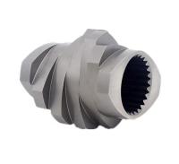 China HIP High Speed Steel Screw Elements for Twin Screw Extruder - 15.6mm to 250mm Diameter Range for sale
