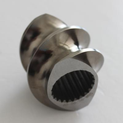 China Twin Screw Extruder Spare Parts Screw Element Anti Corrosion 38CrMoAla 12-350mm for sale