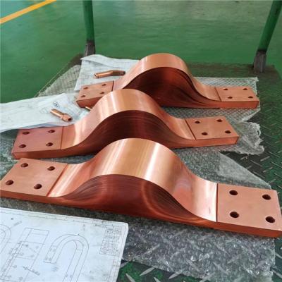 China CuCrZr Copper Foil Flexible Connection for MIG Welding - 14KG/m Weight, 99.9% Pure Copper Material for sale