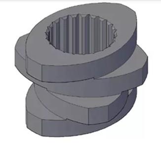 China 30mm Center Distance Twin Screw Element Segment Screw Barrel D/d 1.55 for sale
