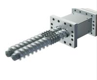 China 30mm Center Distance Twin Screw Extruder Barrel and Screw Set with 40CrNiMoA Alloy Steel Construction for sale