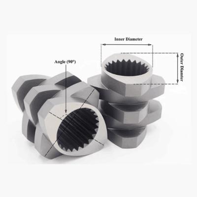 China Customized Screw Element Nickel Base Alloy For Twin Screw Extruder for sale