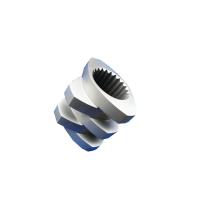 China ZSK Series W6Mo5Cr4V2 Twin Screw Elements 20-200mm for Co-rotating Extruders for sale