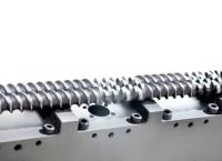 China STS 65 Plastic Wood Extruder Screw Elements 62.4 mm Twin Screw HRC58-62 for sale