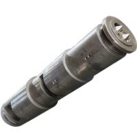 China 92/188 Twin Conical Screw and Barrel for PVC Extrusion 38CrMoAlA Nitrided for sale