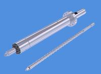 China Mitsubishi Injection Molding Machine Screw and Barrel Assembly MEIII Series 38CrMoAlA for sale