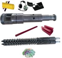 China Theysohn CON50 / CON40 / CON63 Conical Twin Screw Barrel for sale