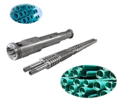 China Conical Twin Screw Barrel For UPVC Plastic Pipe Machine for sale