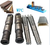 China Bimetallic Twin Conical Screw And Barrel Design For Wpc for sale