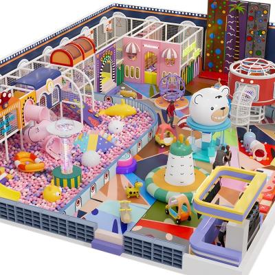 China Shopping Malls Commercial Soft Play Equipment With Ball Pit And Slide for sale