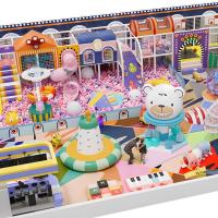 China Shopping Malls Commercial Soft Play Equipment With Ball Pit And Slide for sale
