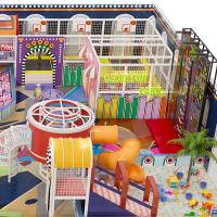 China Shopping Malls Commercial Soft Play Equipment With Ball Pit And Slide for sale