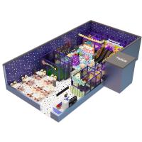China Purple Themed Indoor Playground Equipment Customizable With Space Smart Design for sale