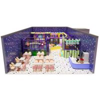 China Purple Themed Indoor Playground Equipment Customizable With Space Smart Design for sale