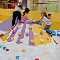 China Supermarket Commercial Soft Play Equipment With Horn Slide And Adventure Zone for sale