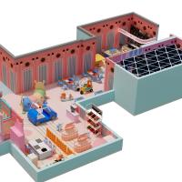 China Commercial Ocean Adventure Indoor Playground Colorful Kids Adventure Zone for sale