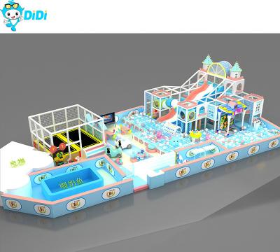 China Large Castle Indoor Playground Customized Bounce House Indoor Playground for sale