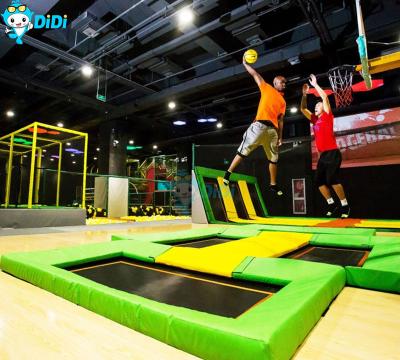China 180SQM Customized Indoor Trampoline Playground Harmless For Exercise And Relax for sale