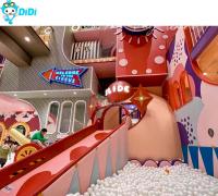China Macaron Theme Children Indoor Playground Equipment Customise for Social Interaction for sale