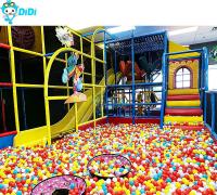 China Macaron Theme Children Indoor Playground Equipment Customise for Social Interaction for sale