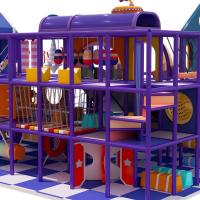 China Ball Pool Space Themed Indoor Playground Funny With Slide And Interactive Projection for sale