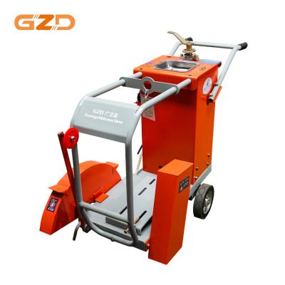 China 25HP Heavy Duty Concrete Saw Cutting Machine 20 Inch Blade 8.5 Inch Cut Depth for sale