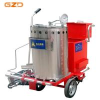 China Thermoplastic Road Marking Machine 120kg Paint Bucket 450mm Marking Width for sale